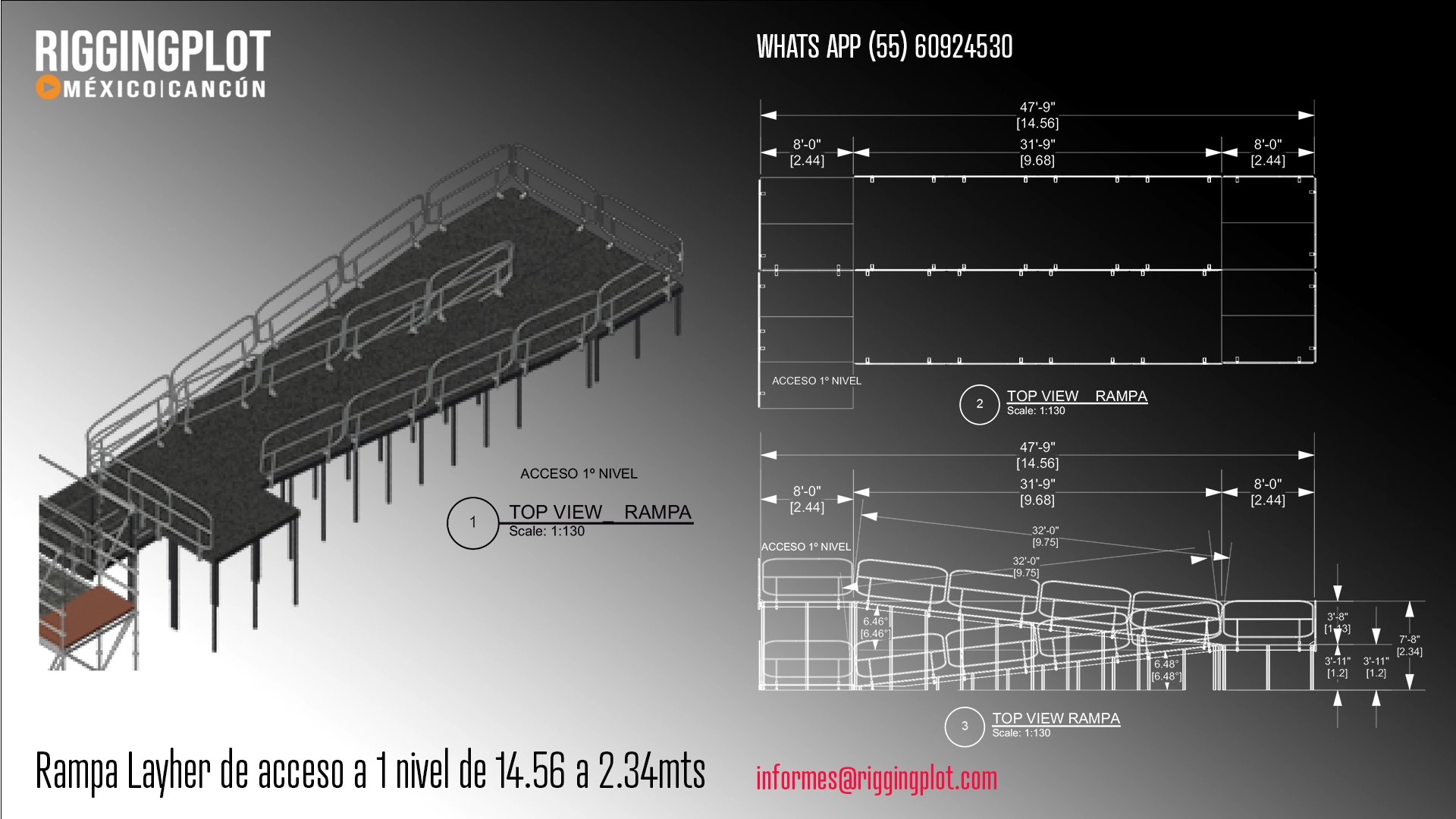 FICHA TÉCNICA RAMPA LAYHER DE 14.56 A 2.34MTS MÉXICO